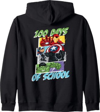 MARVEL Super Heroes Avengers 100 Days of School 100th Day Kapuzenjacke