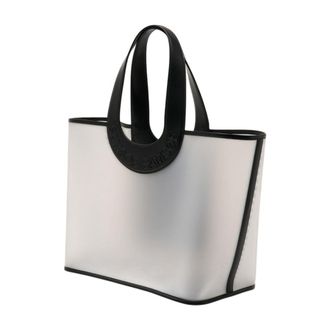 Sams&oslash;e & Sams&oslash;e Womens Saberta Beach 16027 Shopper Bag Synthetic Black Totes-shopping-bags