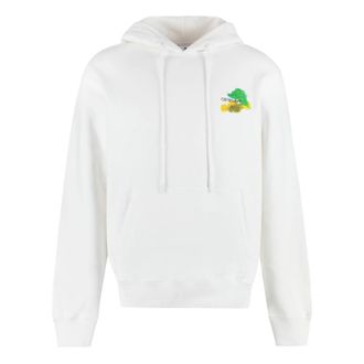 Off-white Baumwoll-Hoodie - - Sweatshirts & Hoodies - Herren - Wei&szlig; - 2XL
