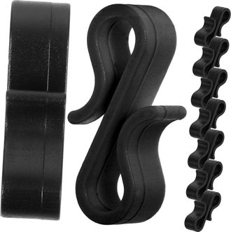 Milisten 50 Stück Wetterfeste S Haken für Weihnachtslichter Multifunktionale Dachrinnenhaken für Außenbereich und Feiertagsdekorationen Robust und Langlebig fü