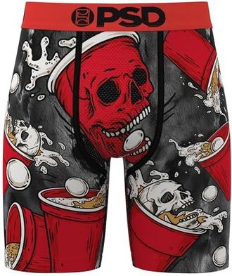 PSD | Boxers Homme Style Beer Pong | sous-v&ecirc;tements de Sport | Respirants et offrant Un Maintien Anatomique | Tissu (FR/ES, Alpha/Lettres, L)