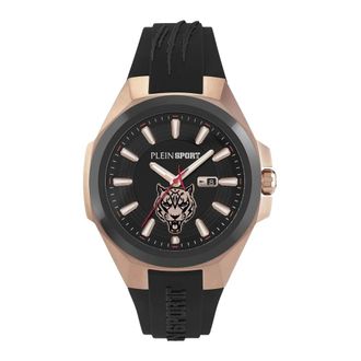 Plein Sport Homme, Accessoires, Noir, Taille: ONE Size Montre Quartz Analogique