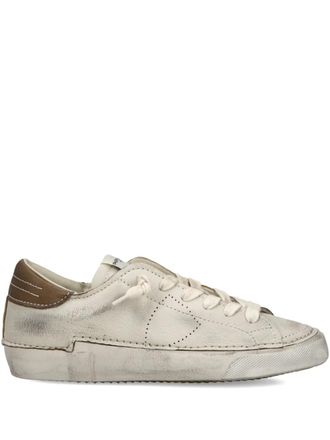Philippe Model baskets en cuir - Blanc