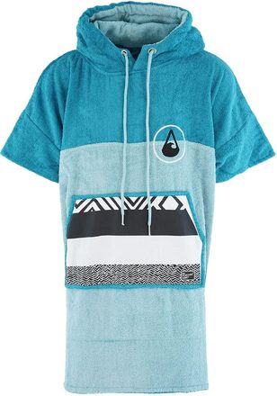 Wave Hawaii Poncho Air Surfponcho 60% Viskose aus Bambus und 40% Baumwolle f&uuml;r K&ouml;rpergr&ouml;&szlig;en von 160-190 cm Umkleidehilfe f&uuml;r Schwimmen Strand Surfen Duschponcho f