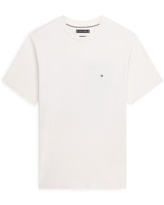 Tommy Hilfiger T-Shirt mit gro&szlig;em Logo-Flag auf R&uuml;ckenseite, Relaxed Fit in