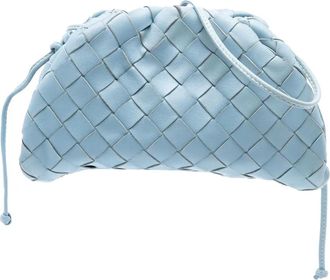 Bottega Veneta sac à bandoulière The Mini Pouch (2012-2025) - Bleu