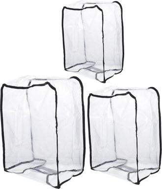 Minkissy 3St&uuml;cke Teiliges Koffer Cover aus PVC Strapazierf&auml;hige wasserdichte und Staubdichte Semi-transparent f&uuml;r Einfache Sichtbarkeit Passend f&uuml;r Koffer