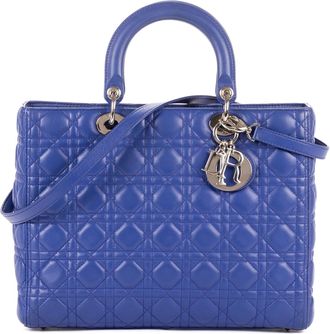Dior Crossbody Bags - Lady Dior Large - Gr. unisize - in Blau - f&uuml;r Damen