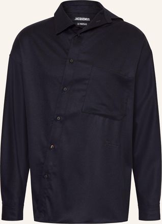 Jacquemus Jacquemus Hemd La Chemise Cuadro Oversized Fit blau