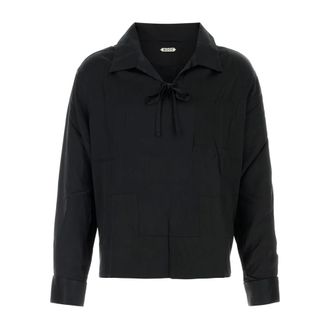 Bode Homme, Chemises, Noir, Taille: L Chemise à Manches Longues Maze