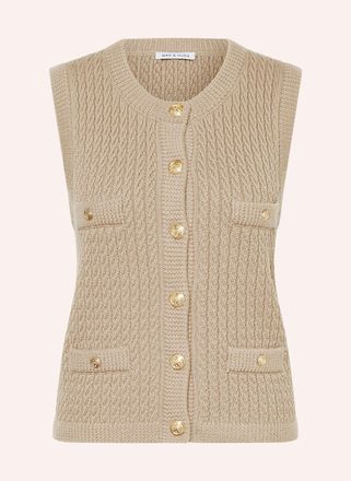 Mrs & Hugs Mrs & Hugs Strickweste beige