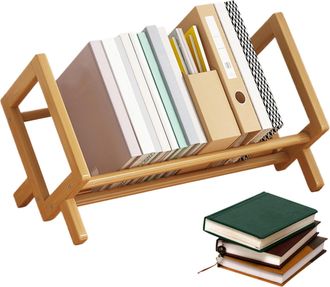 Generic Schreibtisch-B&uuml;cherregal, Schreibtisch-B&uuml;cherregal - Desktop-Aufbewahrungsregal | Neigbares B&uuml;cherregal f&uuml;r Arbeitszimmer im Wohnzimmer, Organizer f&uuml;r