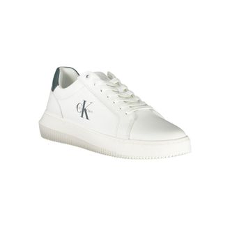 Calvin Klein Polyurethane Low-Top Sneaker - White