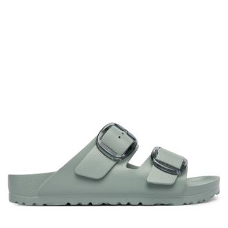 Birkenstock Pantoletten Birkenstock Arizona Stealth Buckle 1031301 Gr&uuml;n