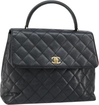 Chanel Sac &agrave; main vintage Pre-owned - Femme - Pre-owned - Noir - Taille: ONE Size