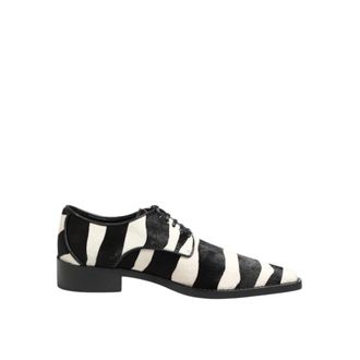 Dolce & Gabbana Zebra Pony Fell Leder Derby Schuhe - - Shoes - Herren - Mehrfarbig - 37 EU