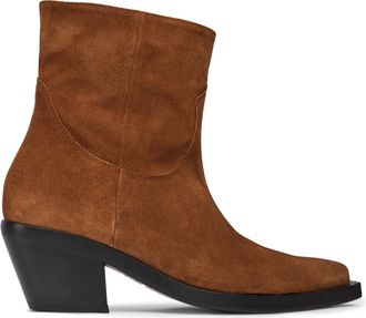 Pinko Stiefeletten PINKO Mozart Texano Al 23-24 BLKS1 102025 A0N8 Braun