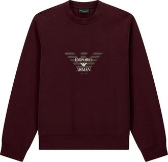 Emporio Armani Rundhals-Sweatshirt - - Sweatshirts & Hoodies - Herren - Rot - 2XL