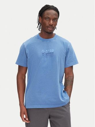 G-Star T-Shirt Multi Logo D26049-C756 Blau Loose Fit