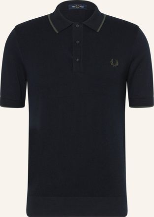 Fred Perry Piqu&eacute;-Poloshirt blau