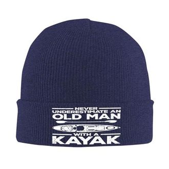 Generic Bonnet en Tricot Grand-P&egrave;re Kayakiste Dr&ocirc;le, Passionn&eacute; De Kayak Thermique Bonnets Respirant Bonnet Thermo pour Sport Shopping Course &Agrave; Pied