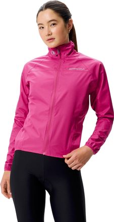 Endura Damen Xtract Fahrradjacke II | Wasserdicht | Atmungsaktiv | Kompakt verstaubar Jacke, Kirschrot, M