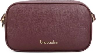 Braccialini Femme, Sacs, Rouge, Taille: ONE Size Jinny Leather