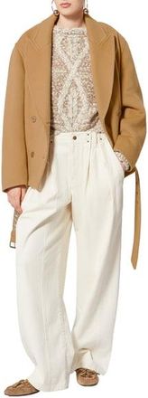 Isabel Marant Manteau court Warna en laine vierge et cachemire