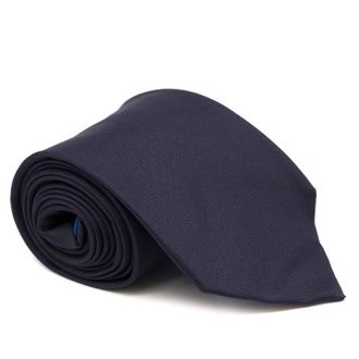 Eddy Monetti Navy Silk Tie