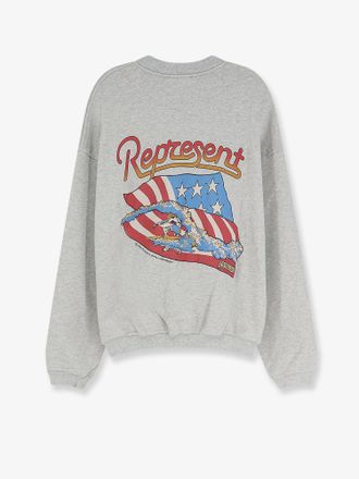 Represent Mens Sweater Beach Boys Americas Band Grey Cotton