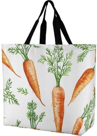 Generic Motif De Carotte Fra&icirc;che Sac A Main Femme Grand Sacs De Courses Imperm&eacute;able Sac Courses Pour Gym Universit&eacute; Travail