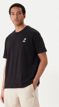adidas T-Shirt Lux Coffee Cafe Pour Graphic KB4847 Schwarz Loose Fit