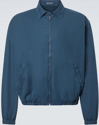 Auralee Veste blouson en coton