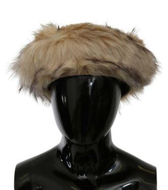 Dolce & Gabbana Kunstpelzm&uuml;tze Winterw&auml;rme