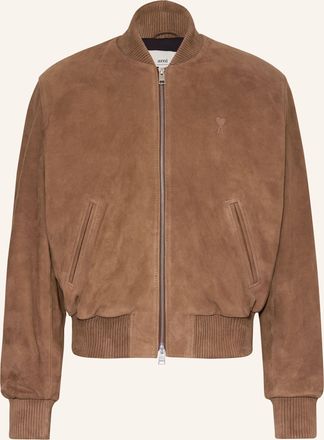 Ami Ami Paris Lederblouson braun