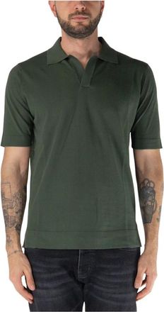 FILIPPO DE LAURENTIIS Homme, Tops, Vert, Taille: 3XL Polo Skipper Sans Boutons