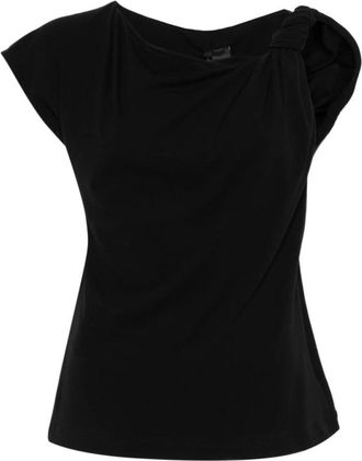 Pinko Pinko, Femme, Tops, Noir, Taille: 42 FR Top sans manches