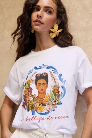Lipsy T-Shirt Lipsy T-Shirt mit Tropenmuster (1-tlg)