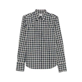 Dries Van Noten Chemise Chloris Bis - Femme - Blouses et Chemises - Bleu - Taille: 34 FR