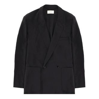 Christophe Lemaire Homme, Vestes, Noir, Taille: S Soft DB Jacket