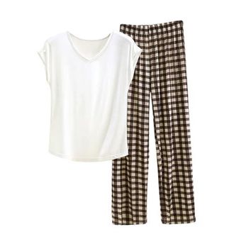 Generic Surv&ecirc;tement pour femme &agrave; col rond et en peluche &eacute;paisse et chaude en laine dagneau - Ensemble de sport tendance pour lhiver - Surv&ecirc;tement pour femme -