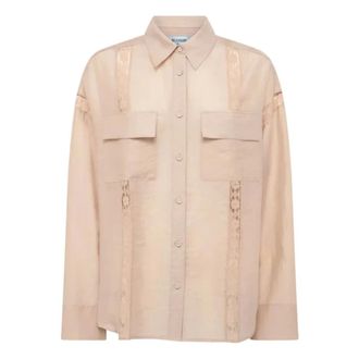 Blugirl Femme, Blouses et Chemises, Beige, Taille: 36 FR Chemises