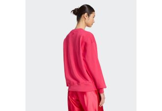 adidas Sweatshirt W SAT CRW mit V-Ausschnitt, ohne Verschluss, in normaler L&auml;nge