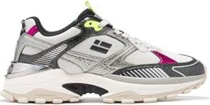 D.Franklin Baskets Femme 347 Track Flame Argent/Noir - Chaussures habill&eacute;es pour Femme - Mode d&eacute;contract&eacute;e - Taille (37) - Mod&egrave;le 347