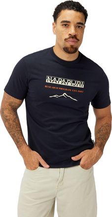 Napapijri Herren,Kurzarm-T-Shirt Sanem,Schwarz,XL
