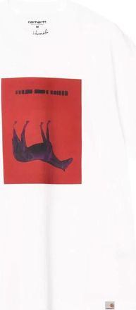 Carhartt Work in Progress Homme, Tops, Blanc, Taille: S Sean Hamilton 02 T-Shirt