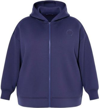 STUDIO UNTOLD Sweatjacke Scuba-Jacke Oversize Shape Kapuze toniger Print