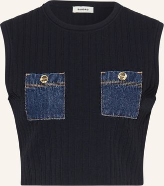 Sandro Sandro Stricktop blau