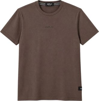 Replay T-shirt M3098 - Homme - Tops - Brun - Taille: L