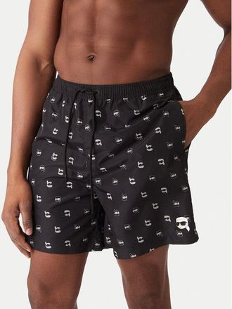 Karl Lagerfeld Badeshorts A3M46007 Schwarz Regular Fit